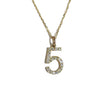 Diamond Number Pendant – George the Jeweler