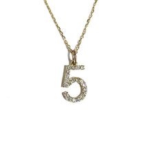 Diamond Number Pendant – George the Jeweler